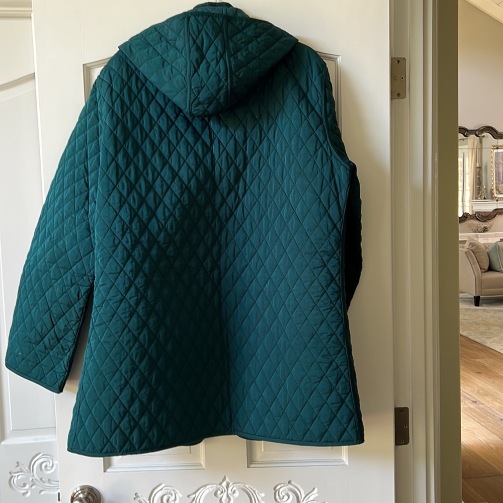 Forest Green/Teal Quilted Puffer Coat - Gem